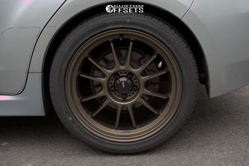 2014 Subaru Impreza with 18x8.5 38 Konig Hypergram and 245/40R18 Kenda ...
