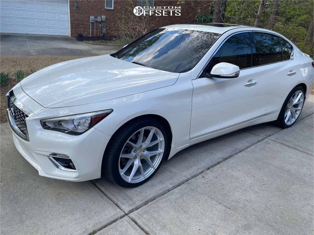 2019 INFINITI Q50 with 20x9.5 35 Aodhan Aff7 and 255/35R20 Westlake ...