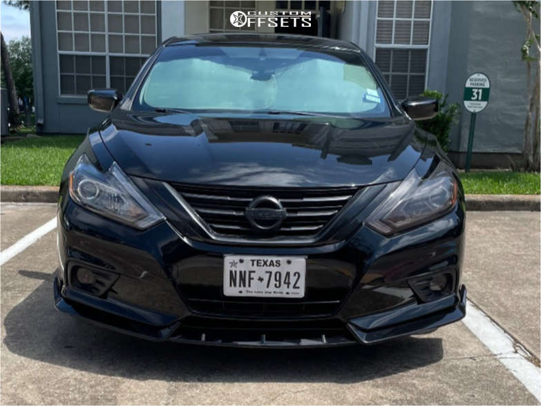 2018 Nissan Altima with 20x8.5 40 TSW Clypse and 225/35R20 Lexani Lx ...