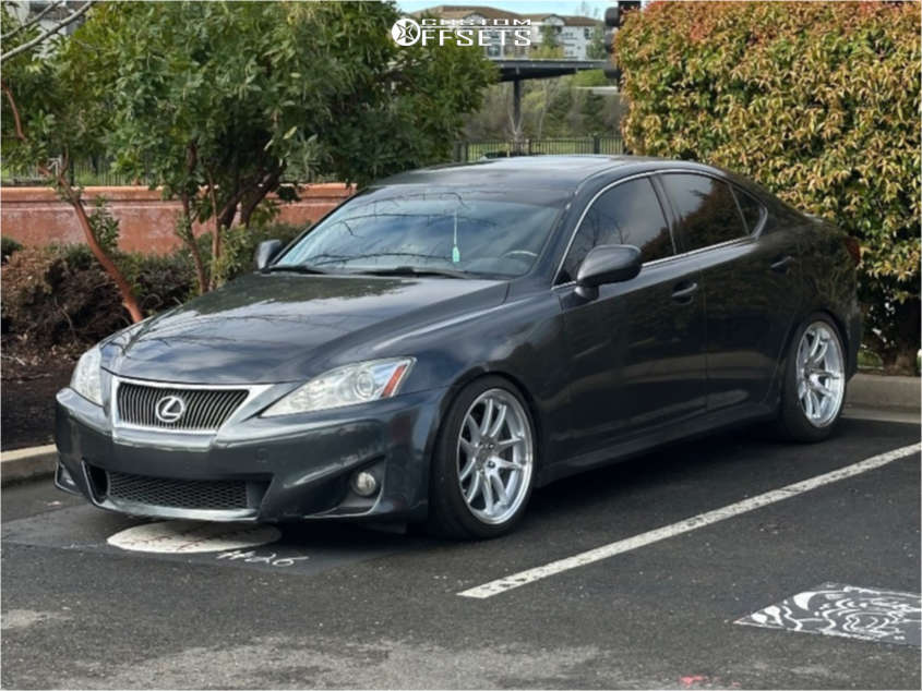 2007 Lexus IS350 with 18x8.5 35 Aodhan Ds02 and 225/40R18 Sumitomo Htr ...