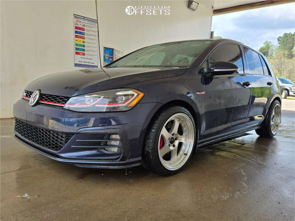 2018 Volkswagen GTI with 18x9 35 Vors Vr2 and 225/40R18 Venom Power ...
