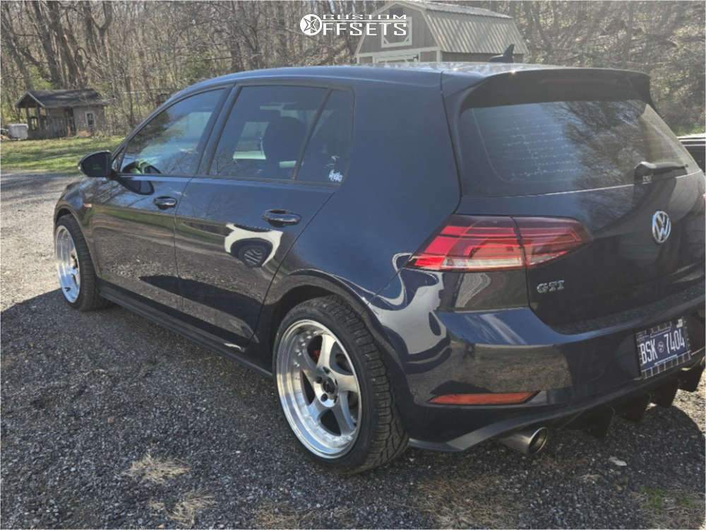 2018 Volkswagen GTI with 18x9 35 Vors Vr2 and 225/40R18 Venom Power Covert Grip Asp and Stock ...