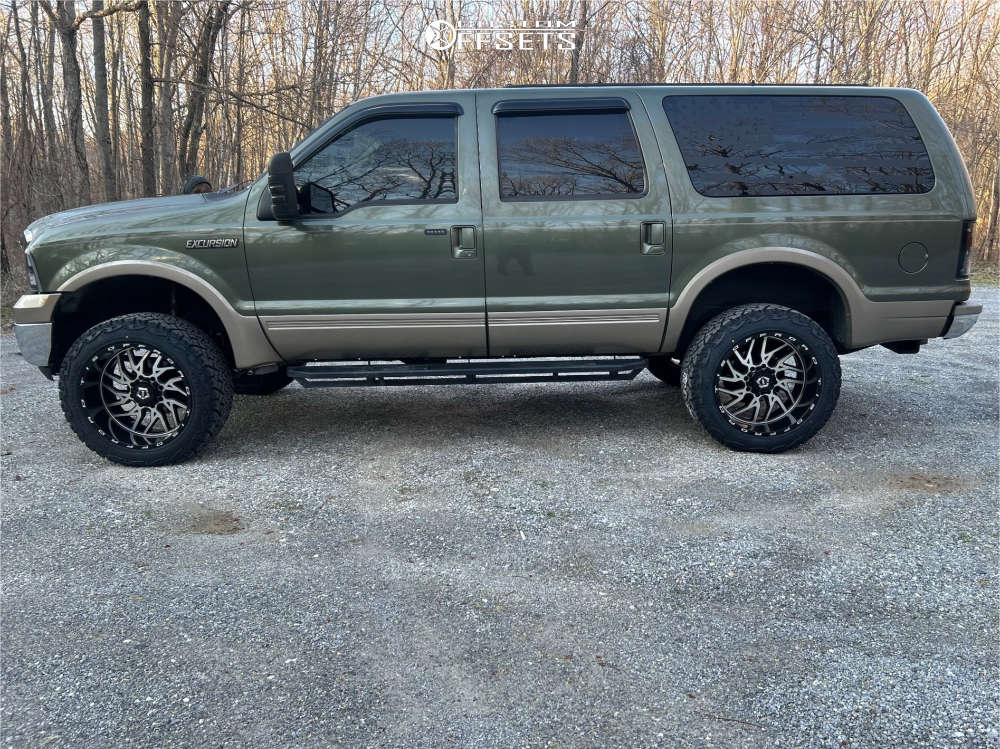 2001 Ford Excursion with 22x12 -44 TIS 544mb and 35/12.5R22 Venom Power ...