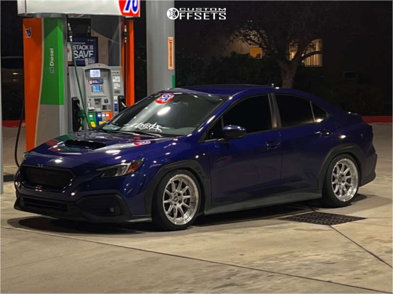 2023 Subaru WRX with 18x9.5 35 ESR Cs12 and 245/40R18 Laufenn S Fit As ...