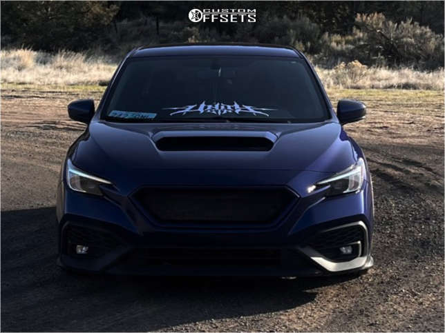 2023 Subaru WRX with 18x9.5 35 ESR Cs12 and 245/40R18 Laufenn S Fit As ...