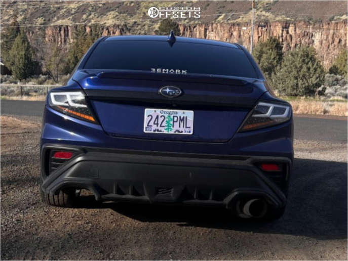 2023 Subaru WRX with 18x9.5 35 ESR Cs12 and 245/40R18 Laufenn S Fit As ...