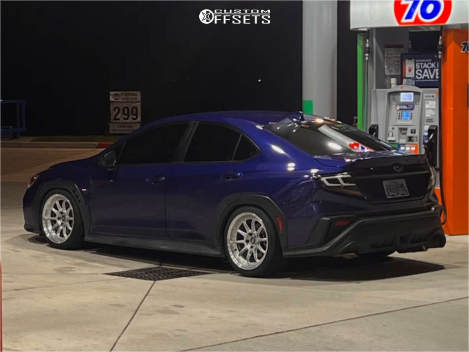 2023 Subaru WRX with 18x9.5 35 ESR Cs12 and 245/40R18 Laufenn S Fit As ...