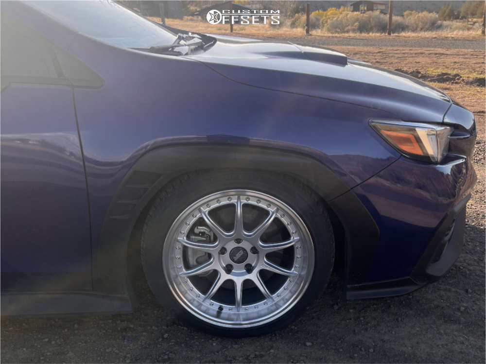 2023 Subaru WRX with 18x9.5 35 ESR Cs12 and 245/40R18 Laufenn S Fit As ...