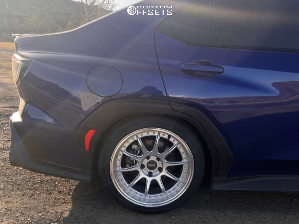 2023 Subaru WRX with 18x9.5 35 ESR Cs12 and 245/40R18 Laufenn S Fit As ...