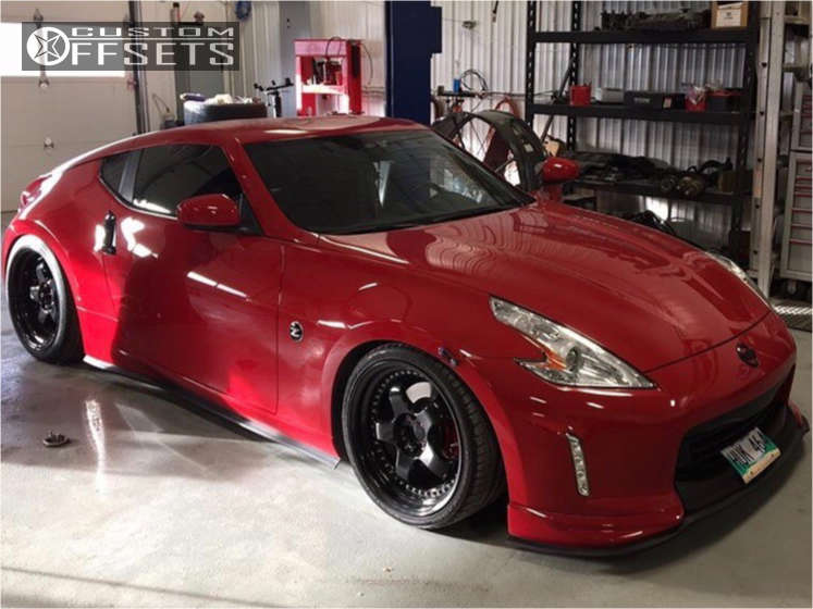 2016 Nissan 370Z with 19x9.5 22 Varrstoen Es6 and 265/30R19 Nitto Invo ...
