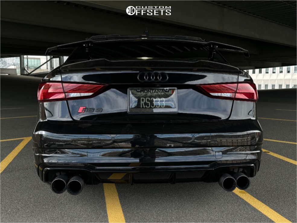 2019 Audi RS3 with 18x9 45 Neuspeed Rse10 and 255/35R18 Michelin Pilot ...