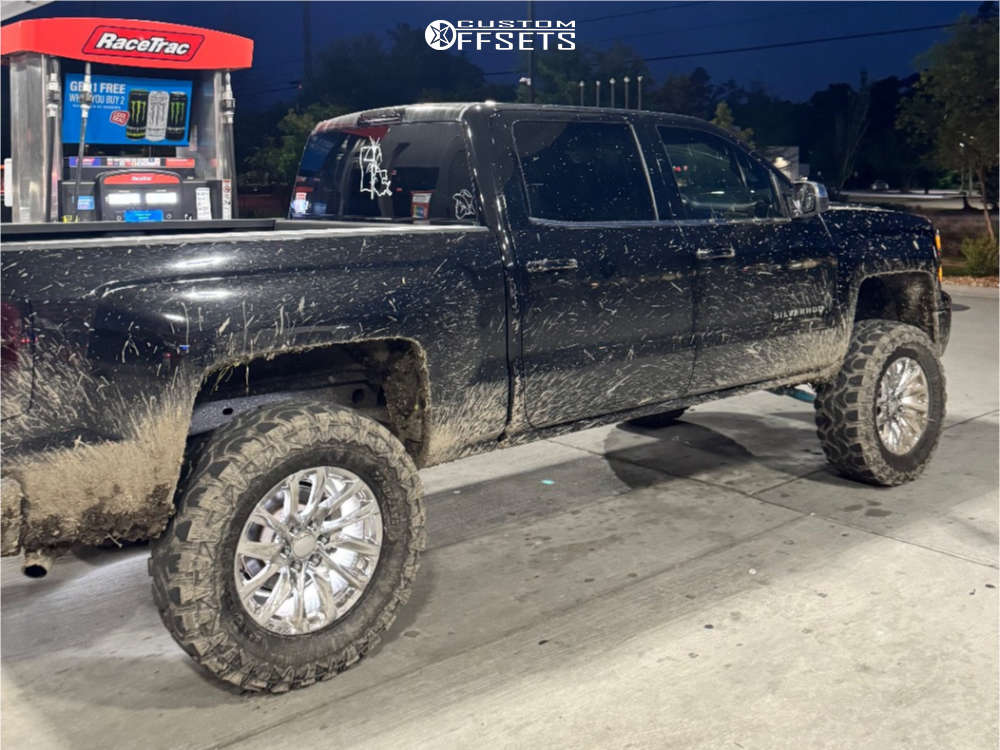 2014 Chevrolet Silverado 1500 with 20x9 28 Factory Reproductions Fr98 ...