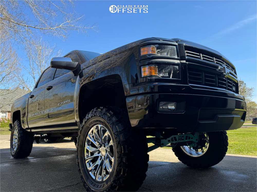 2014 Chevrolet Silverado 1500 with 20x9 28 Factory Reproductions Fr98 ...