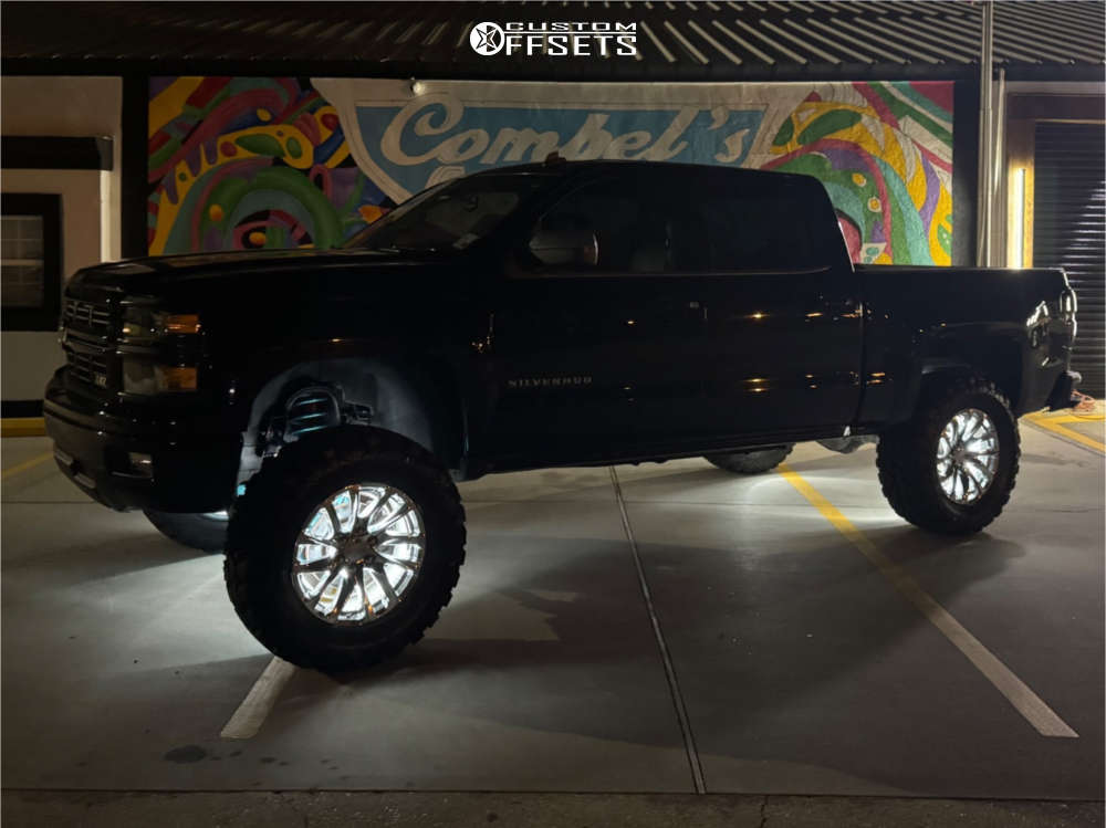 2014 Chevrolet Silverado 1500 with 20x9 28 Factory Reproductions Fr98 ...