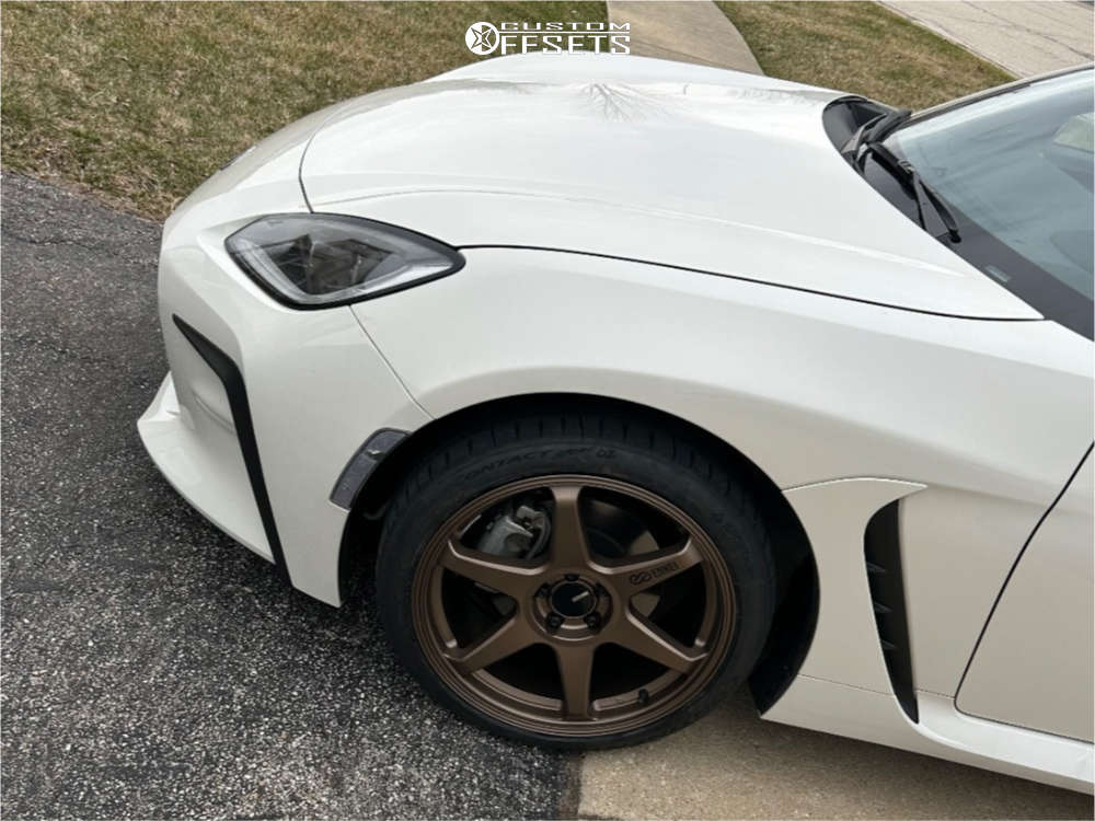 2025 Toyota GR86 with 18x8.5 45 Enkei T6r and 245/35R18 Continental ...