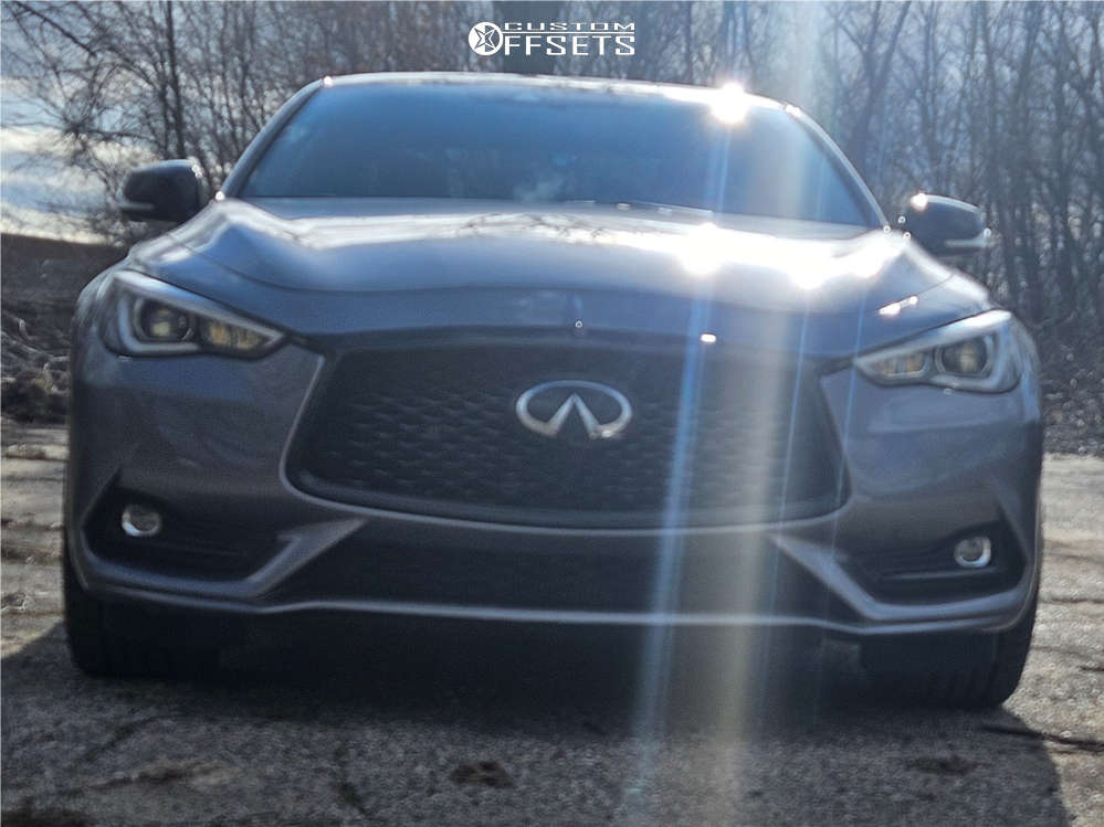 2022 INFINITI Q60 with 20x9 40 Blaque Diamond BD-F29 and 255/35R20 ...