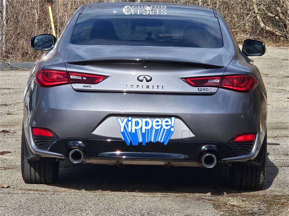 2022 INFINITI Q60 with 20x9 40 Blaque Diamond BD-F29 and 255/35R20 ...