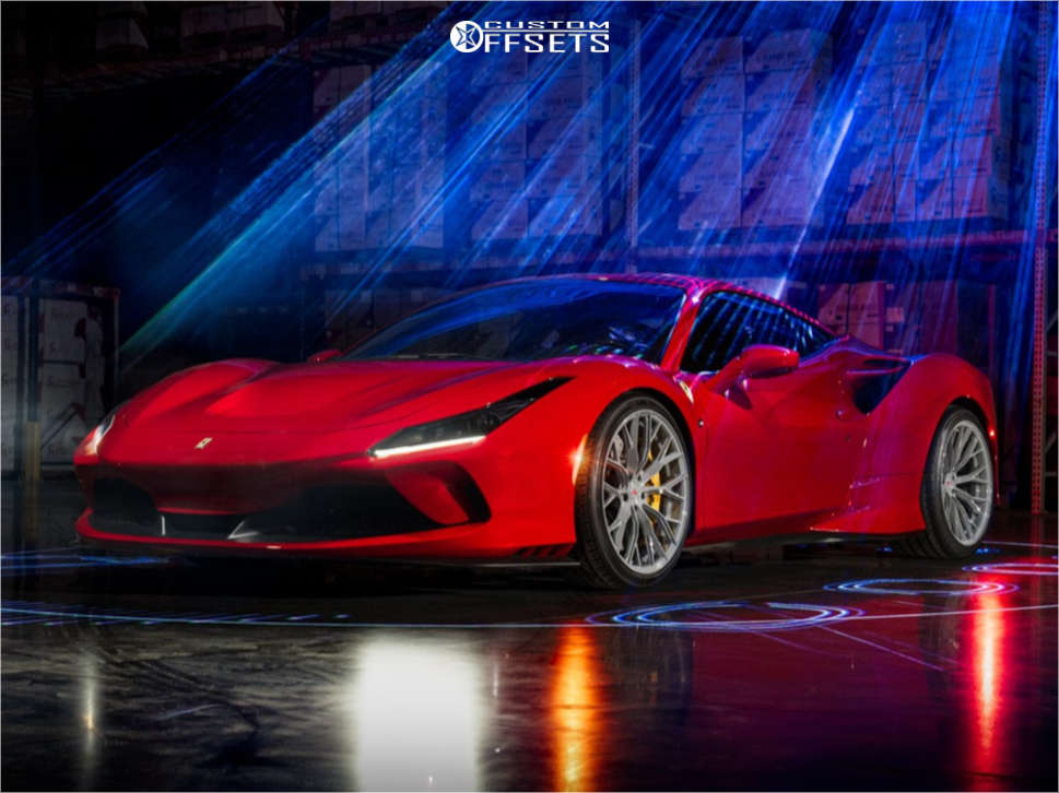 2023 Ferrari F8 Tributo with 20x9 25 Ferrada F8-fr9 and 245/35R20 ...