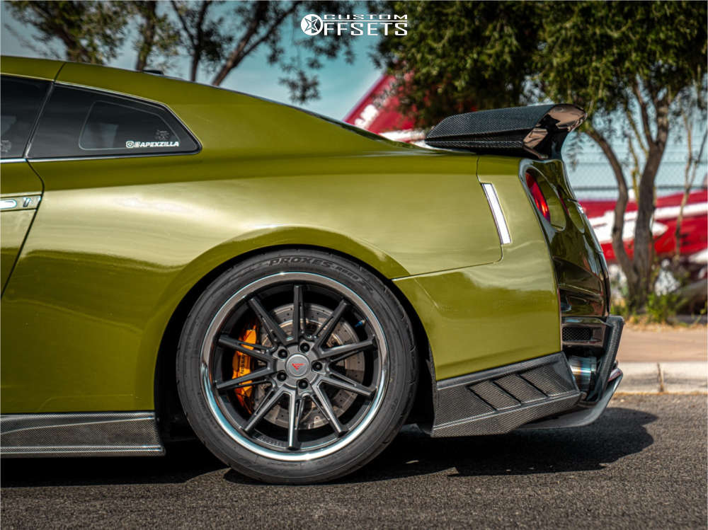 2018 Nissan GT-R with 20x10 13 Ferrada Cm2 and 285/35R20 Toyo Tires ...