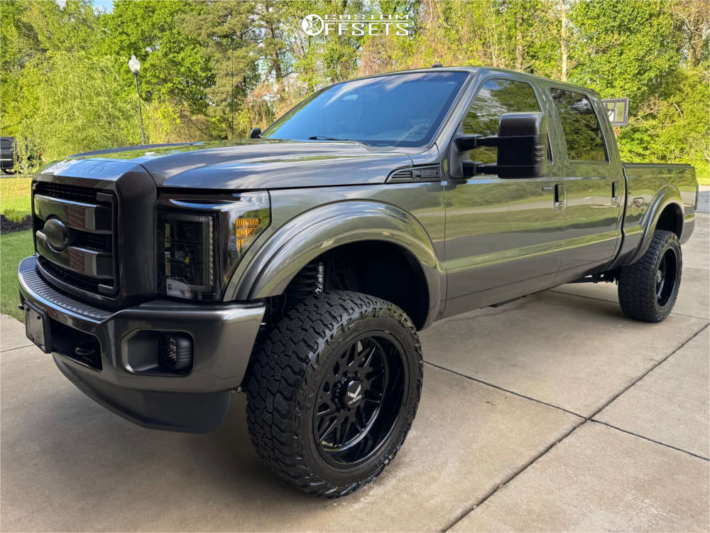 2015 Ford F-250 Super Duty with 22x10 -18 KG1 Forged Bypass and 35/12 ...
