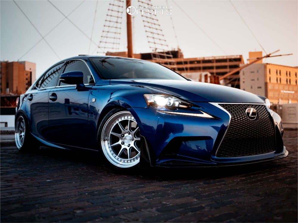 2016 Lexus IS200t with 18x8.5 35 Aodhan Ds-x and 225/40R18 Lexani Lxuhp ...