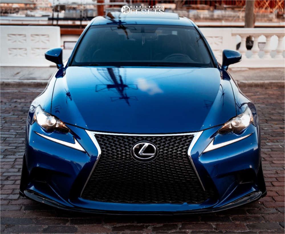 2016 Lexus IS200t with 18x8.5 35 Aodhan Ds-x and 225/40R18 Lexani Lxuhp ...