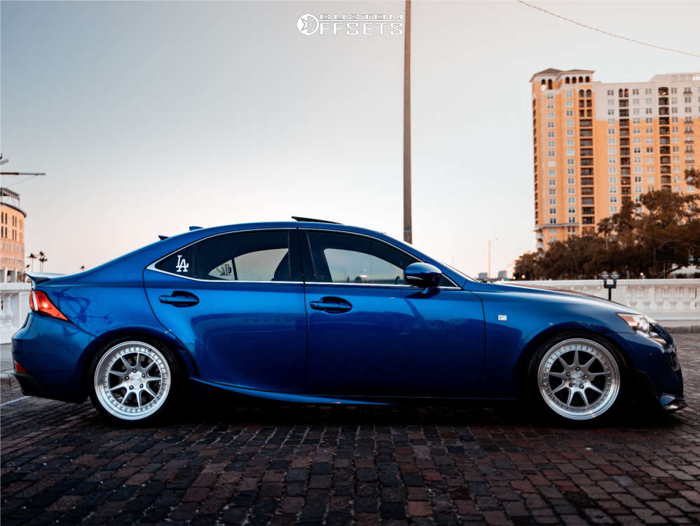 2016 Lexus IS200t with 18x8.5 35 Aodhan Ds-x and 225/40R18 Lexani Lxuhp ...