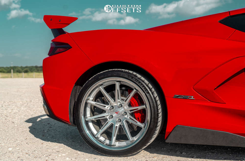 2020 Chevrolet Corvette with 20x9 20 Ferrada Cm2 and 245/30R20 Michelin ...