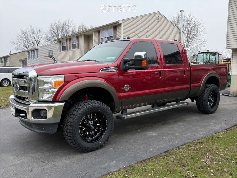 2015 Ford F-250 Super Duty with 20x10 -18 Fuel Arc and 35/12.5R20 Kenda ...