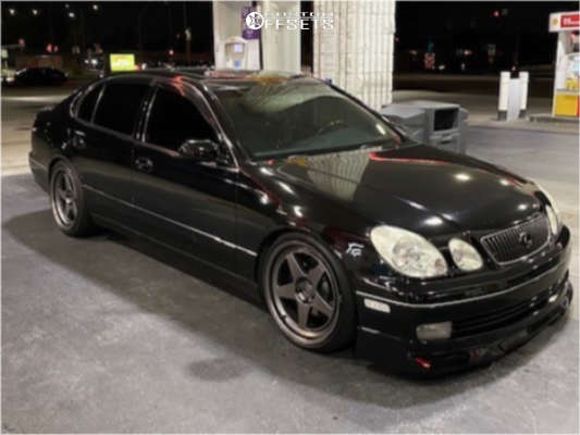 2004 Lexus GS430 with 19x9.5 35 Kansei Knp and 225/35R19 Lexani Lx ...