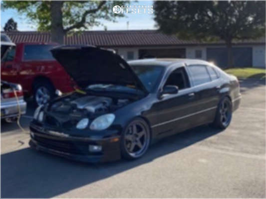 2004 Lexus GS430 with 19x9.5 35 Kansei Knp and 225/35R19 Lexani Lx ...