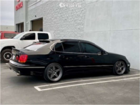 2004 Lexus GS430 with 19x9.5 35 Kansei Knp and 225/35R19 Lexani Lx ...
