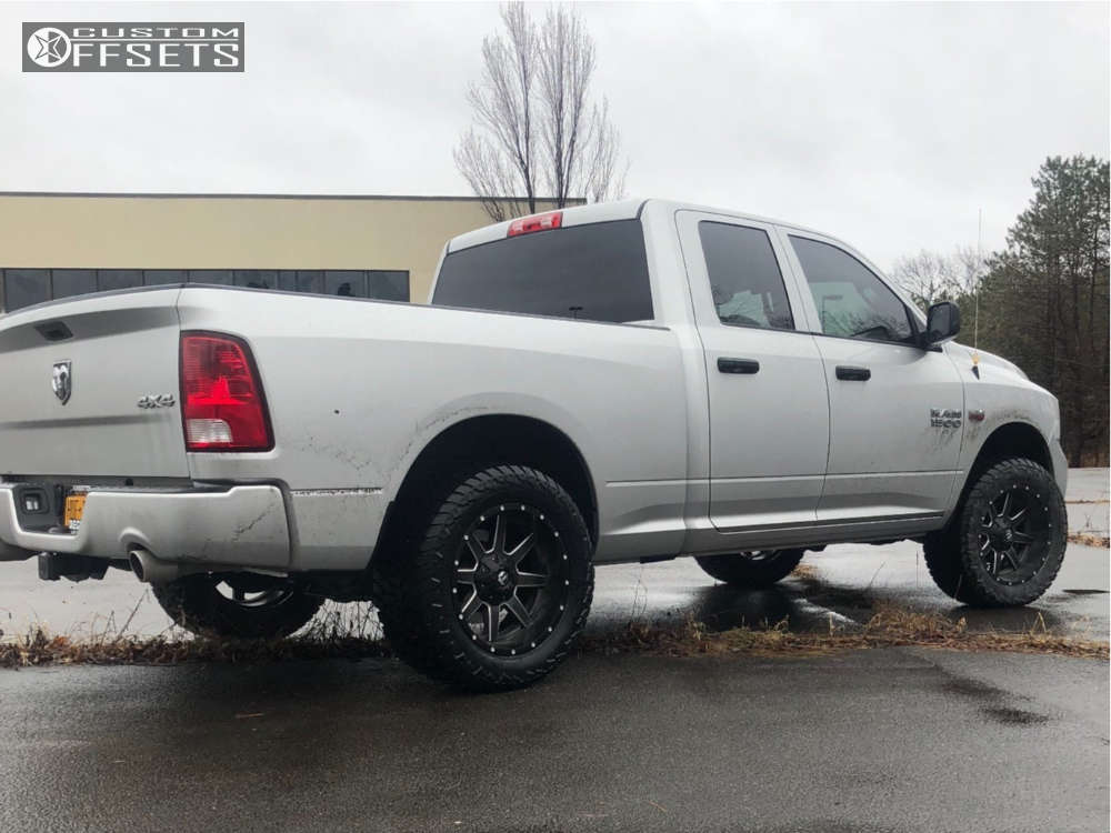 2017 Ram 1500 with 20x10 -12 Fuel Maverick and 305/55R20 AMP Terrain ...