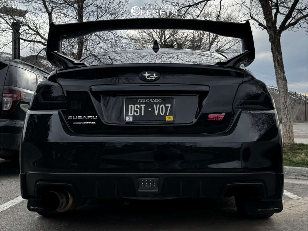 2020 Subaru WRX STI with 18x8.5 35 Vors Tr4 and 245/40R18 Lexani Lxuhp ...