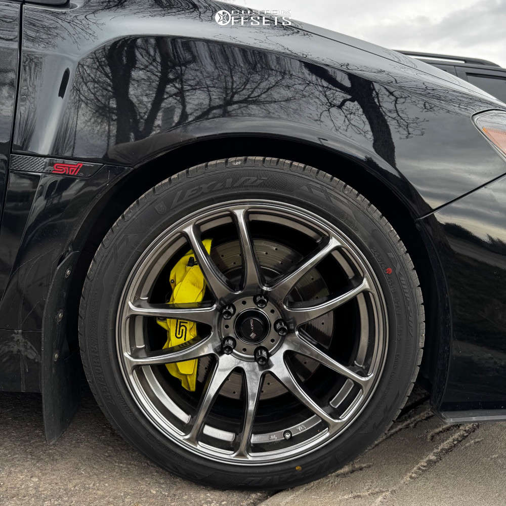 2020 Subaru WRX STI with 18x8.5 35 Vors Tr4 and 245/40R18 Lexani Lxuhp ...