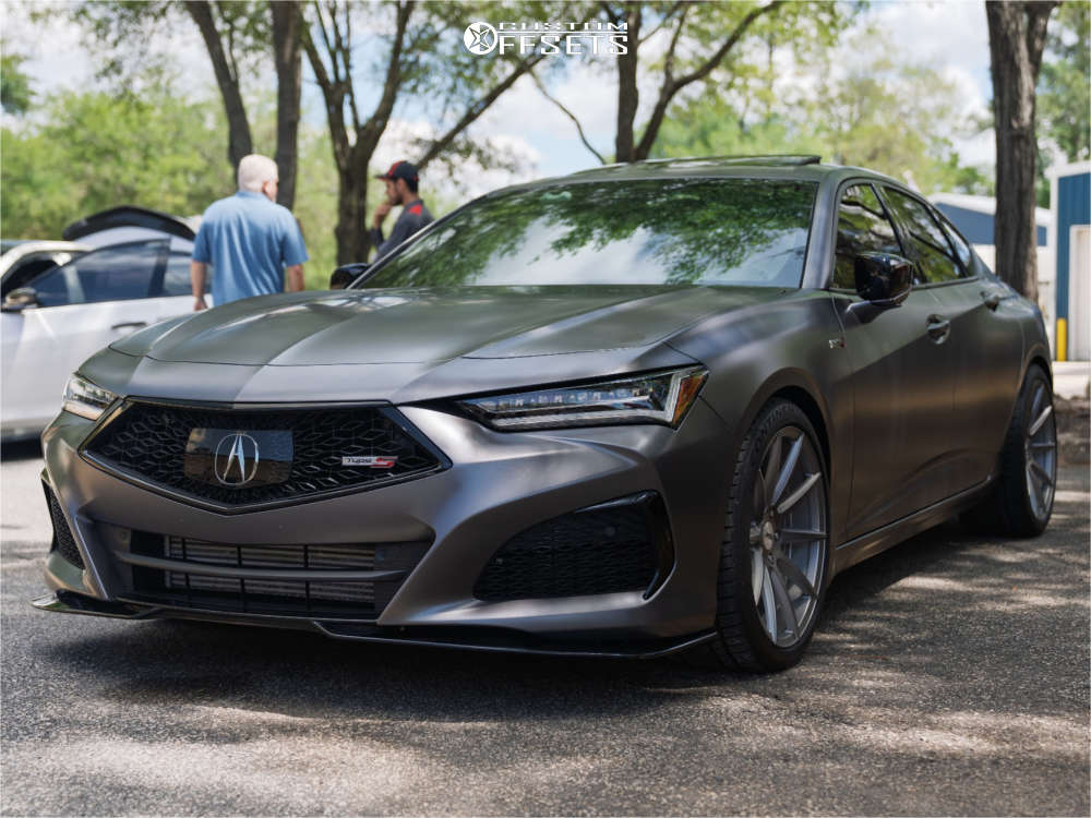 2023 Acura TLX with 20x10 40 TSW Clypse and 275/35R20 Continental ...