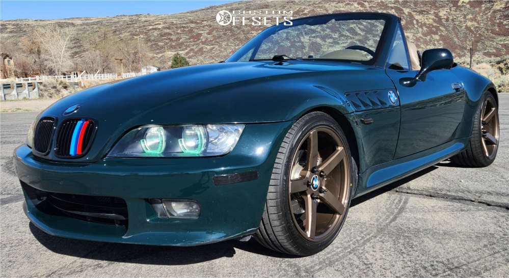 1997 BMW Z3 with 18x8 35 JNC Jnc026 and 225/35R18 Toyo Tires Proxes ...