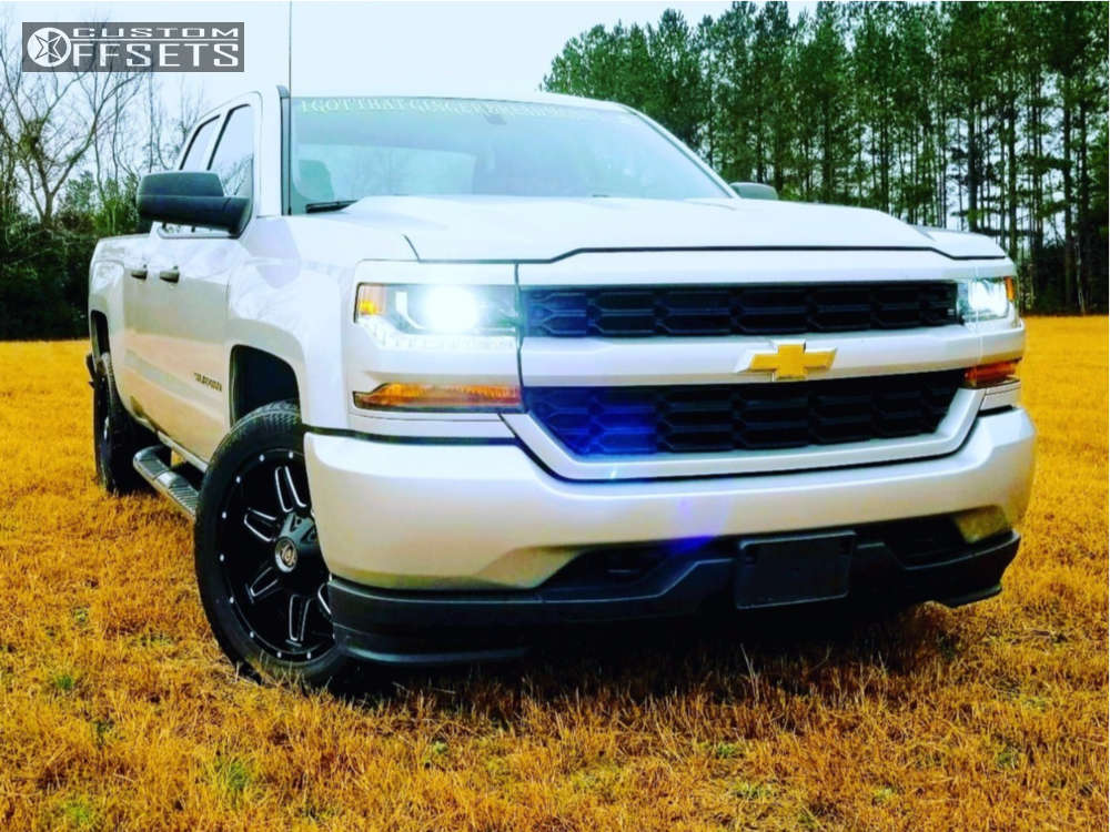 2016 Chevrolet Silverado 1500 with 20x9 0 Hardcore Offroad 03 and 275 ...