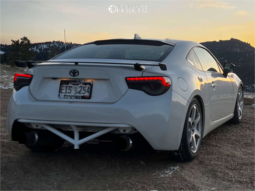 2018 Toyota 86 with 17x8 45 Enkei T6s and 235/45R17 Continental ...