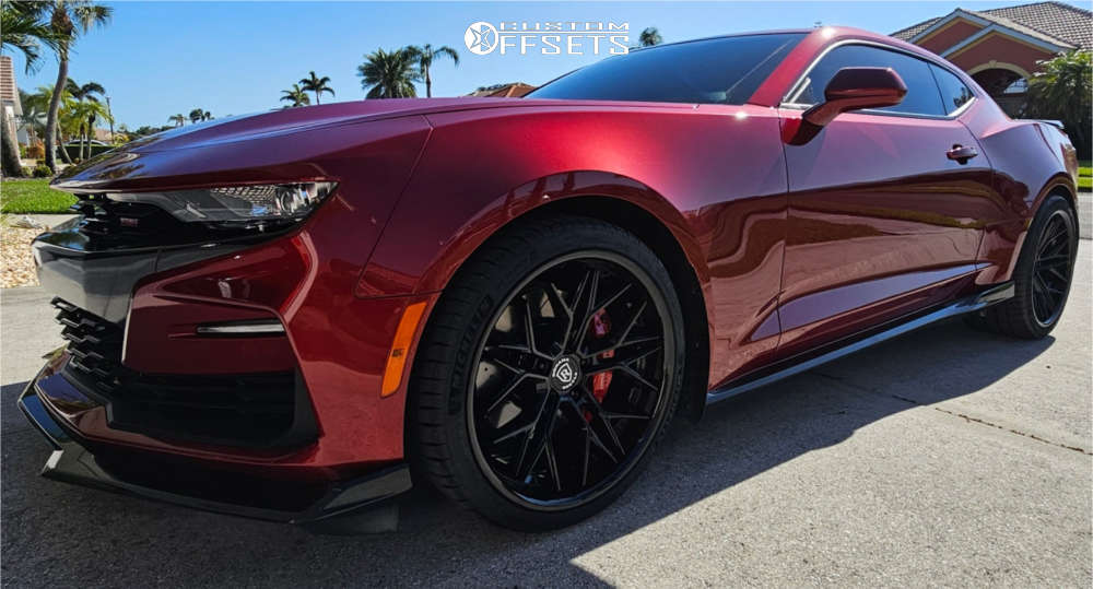 2021 Chevrolet Camaro with 20x10 25 Rohana Rfc3 and 285/30R20 Michelin ...