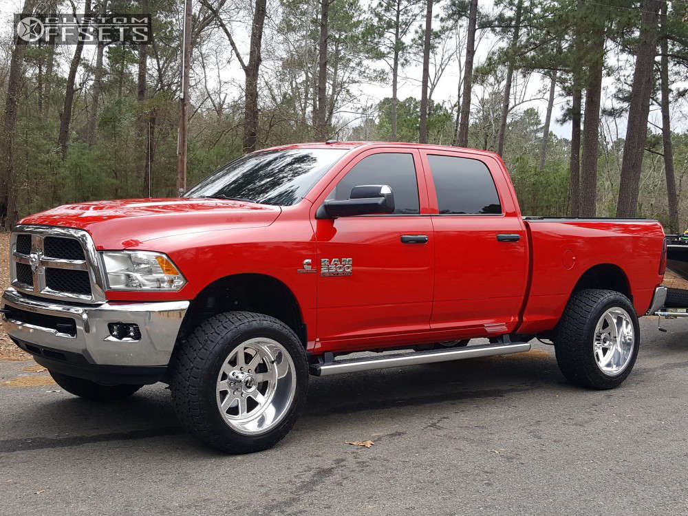 2015 Ram 2500 with 22x12 -51 Fuel Forged Ff09 and 35/12.5R22 Nitto ...