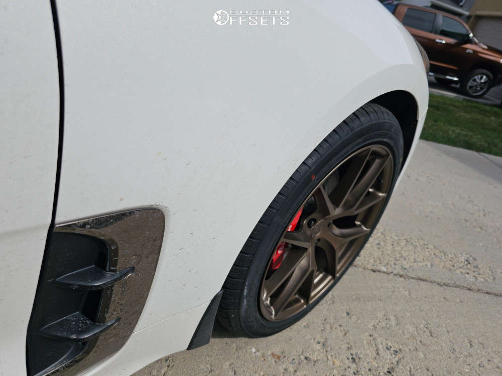 2019 Kia Stinger with 19x8.5 35 Aodhan Aff7 and 245/40R19 Lexani Lx-twenty and Stock | Custom ...