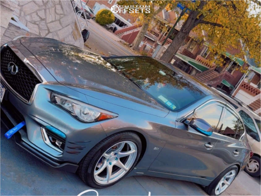 2019 INFINITI Q50 with 18x9.5 22 Kansei Tandem and 245/45R18 Vercelli ...