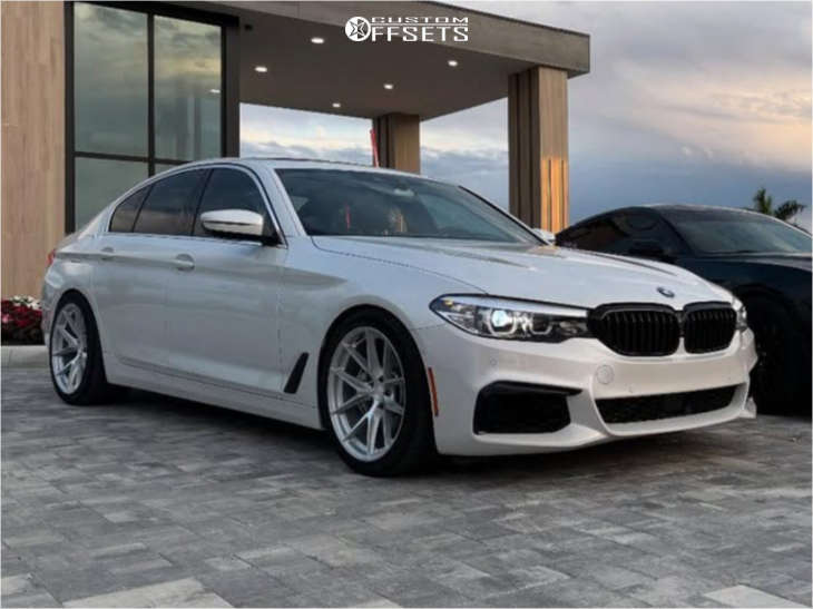 2020 BMW 540i with 19x9.5 35 Aodhan Aff7 and 275/35R19 Vredestein ...