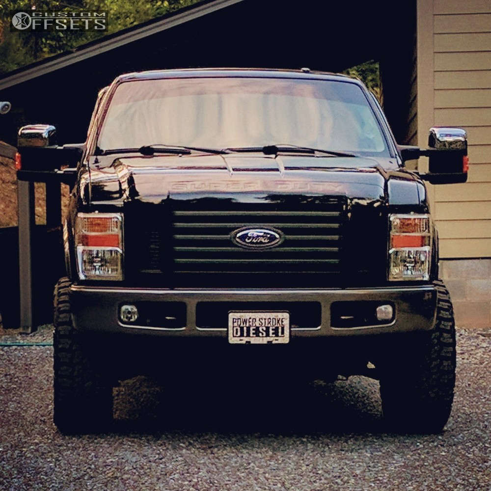 2008 Ford F-250 Super Duty with 20x10 -12 Fuel Maverick D537 and 35/12 ...