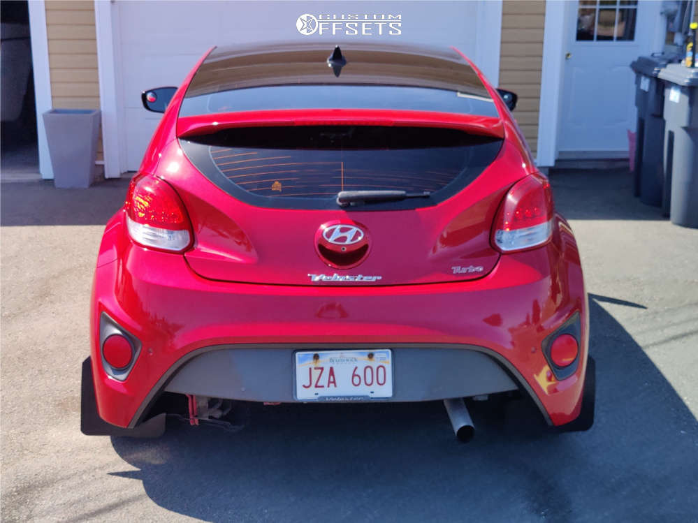 2016 Hyundai Veloster with 18x8.5 35 XXR 531 and 245/35R18 Nankang NS ...