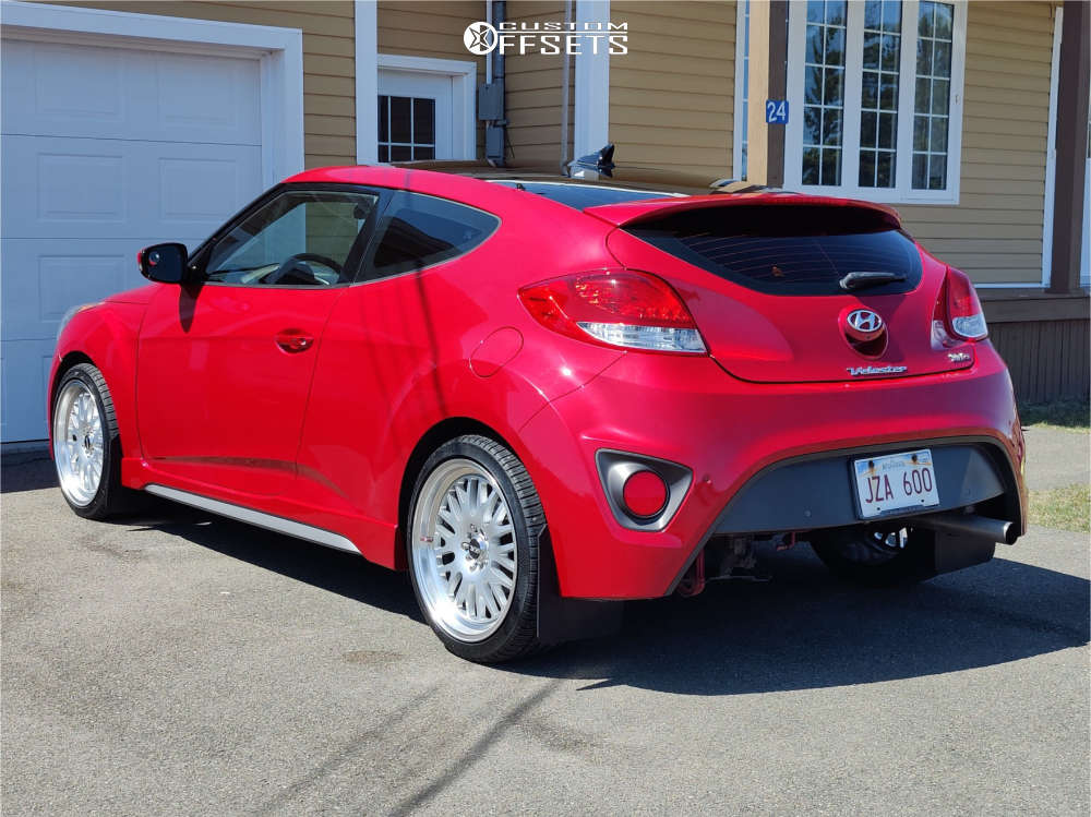 2016 Hyundai Veloster with 18x8.5 35 XXR 531 and 245/35R18 Nankang NS ...