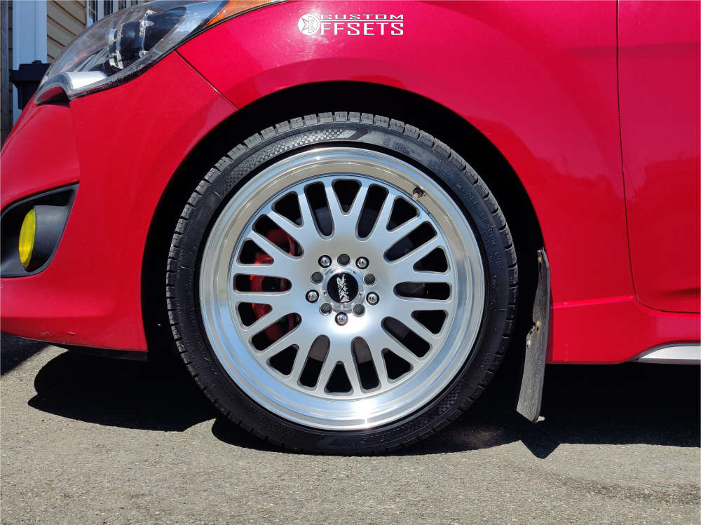 2016 Hyundai Veloster with 18x8.5 35 XXR 531 and 245/35R18 Nankang NS ...