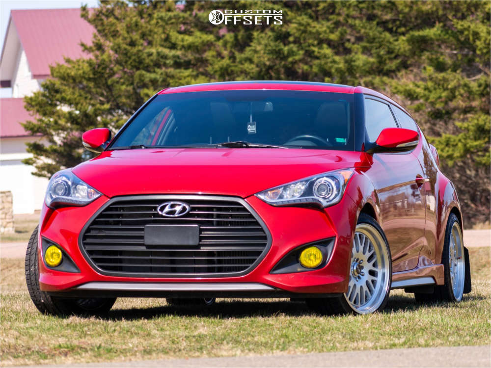 2016 Hyundai Veloster with 18x8.5 35 XXR 531 and 245/35R18 Nankang NS ...