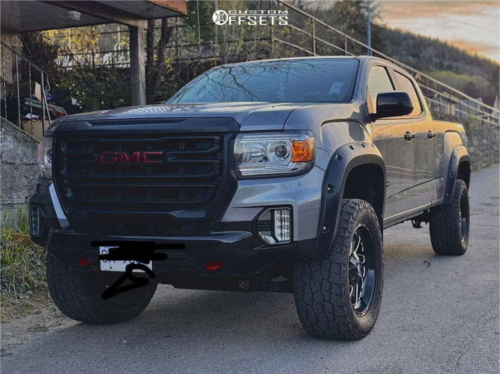 2022 GMC Canyon with 20x9 7 Fuel Triton D581 and 305/55R20 Toyo Tires ...